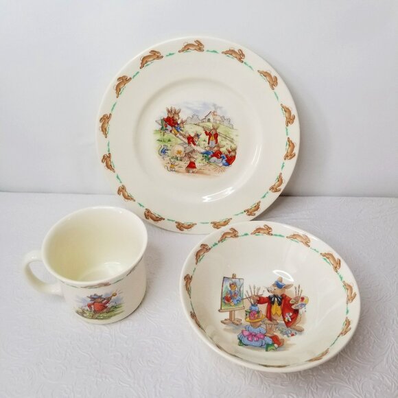 Royal Doulton | Dining | Royal Doulton 936 Bunnykin Bone China Rabbit ...